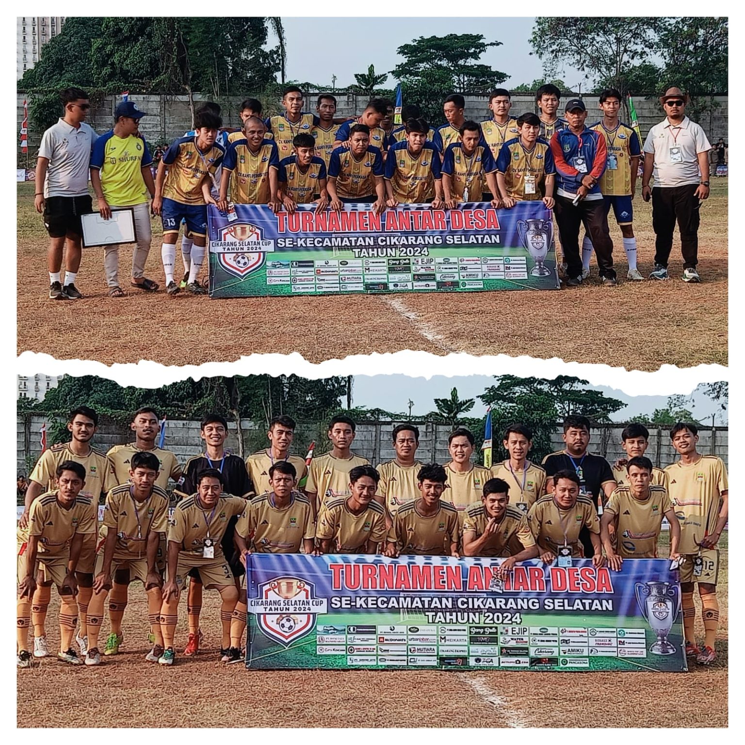 Pertandingan Sepak Bola Cikarang Selatan Cup 2024, Desa Serang VS Desa ...